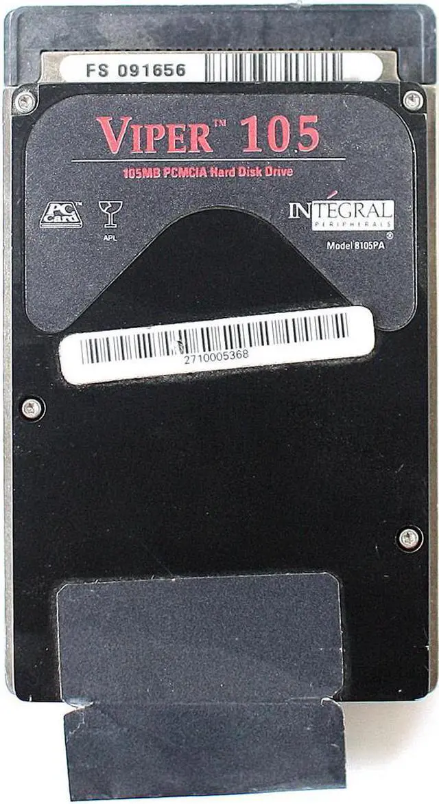 Refurbished: INTEGRAL Model 8105PA, VIPER 105, PCMCIA Hard Disk Drive ...