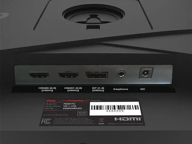 Pixio PX248 PRO 24" 165Hz Fast IPS 1ms GTG FHD 1080p Adaptive Sync ...