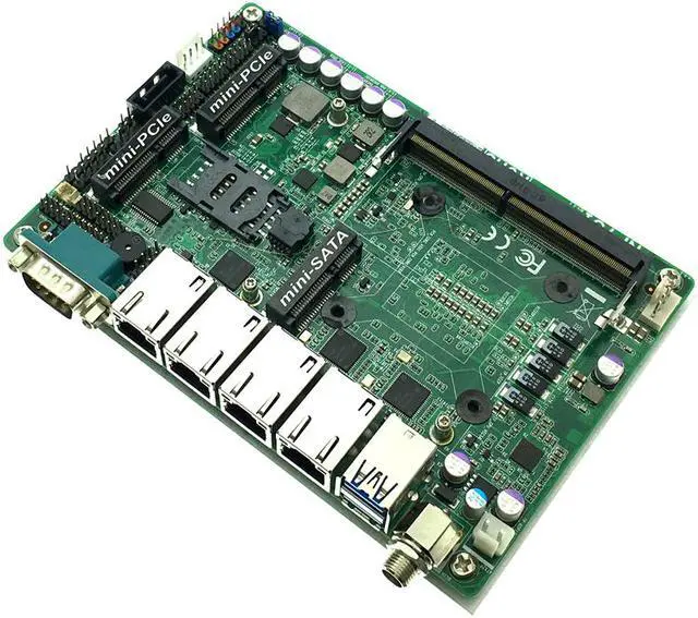 Jetway NF731-3855U Intel Celeron 3855U 3.5" SBC 4 x LAN Networking ...