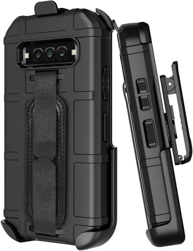 Rugged Case + Hand Strap + Belt Clip for Kyocera DuraForce Pro 3 ...
