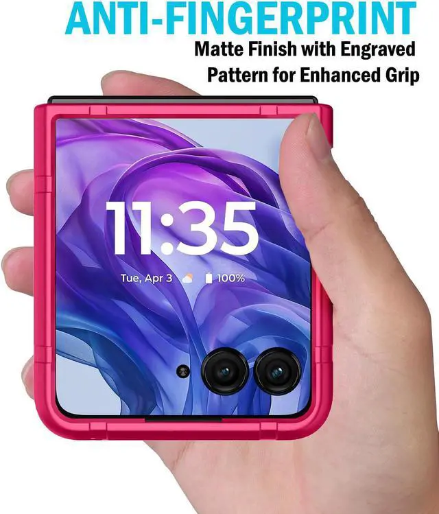 Hard Case Slim Cover for Motorola RAZR+ 2024/2025 (RAZR PLUS) - Bright ...