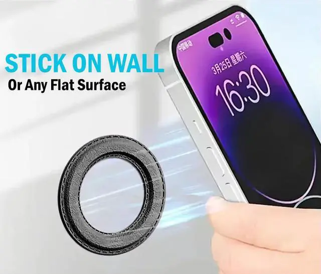 Universal Magnetic Leather Ring (Compatible with Magsafe) - DIY Mount ...