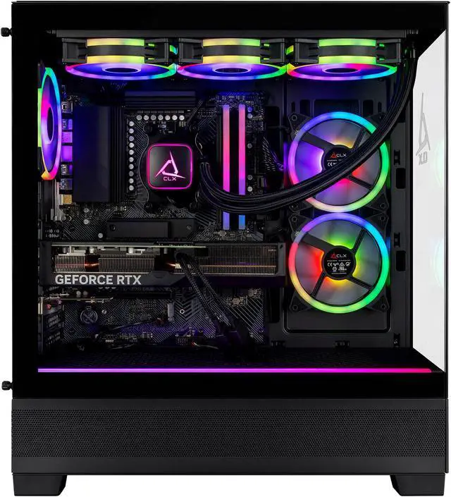 CLX SET Gaming Desktop - AMD Ryzen 9 9900X 4.4GHz 12-Core Processor ...