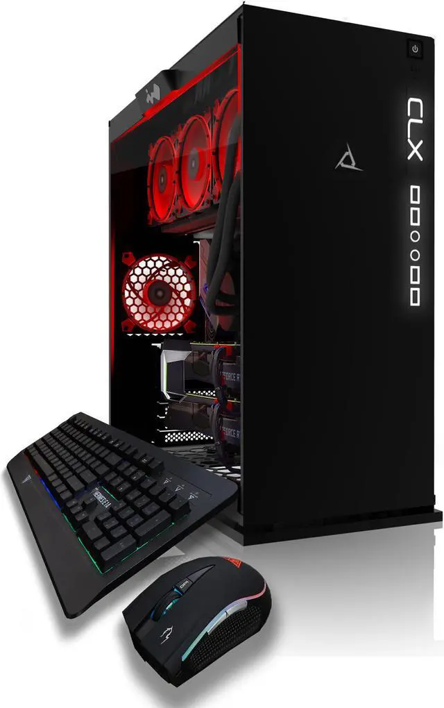 CLX SET Extreme Gaming PC with AMD Ryzen 9 3900X 3.8GHz 12-Core, 360mm ...