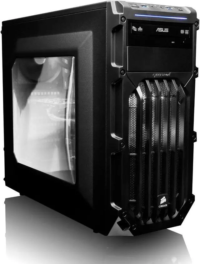 CybertronPC Palladium (VR Ready) Gaming Desktop Computer (Black/Red ...