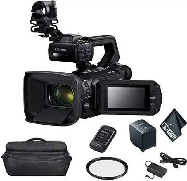 Canon XA55 Professional UHD 4K Camcorder Bundle with Carrying Case ...