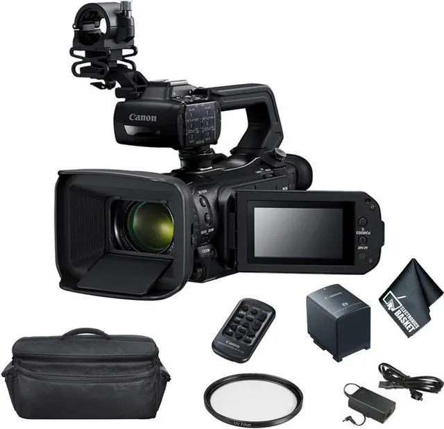Canon XA55 Professional UHD 4K Camcorder Bundle with Carrying Case ...