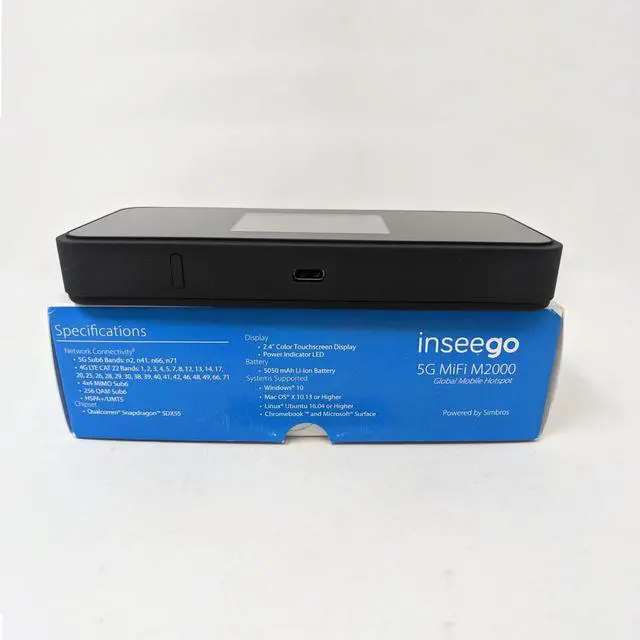 Used - Like New: Inseego MiFi M2000 5G and 4G LTE Hotspot All Day ...