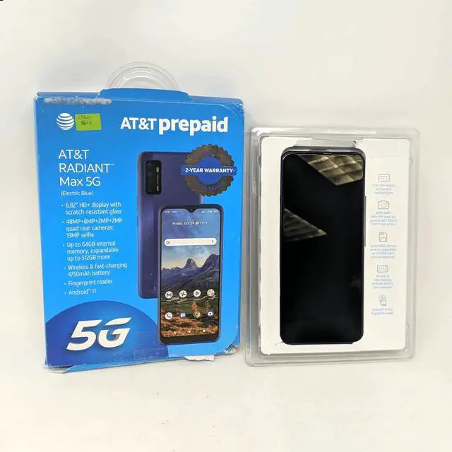 Used - Like New: AT&T Radiant Max 5G EA211001 64GB 6.8 in 4GB RAM LTE ...