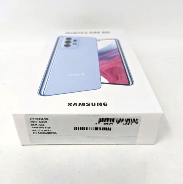 Samsung Galaxy A53 5G 128GB SM-A536E/DS VoLTE Factory Unlocked 6.5 in ...
