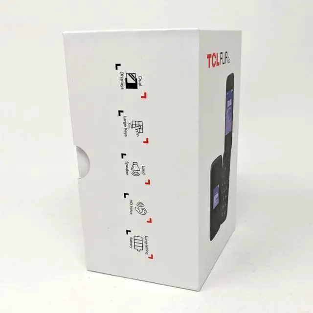 TCL Flip Go 4058W 8GB T-Mobile Only 2.8in 1GB RAM Phone - Midnight Blue ...