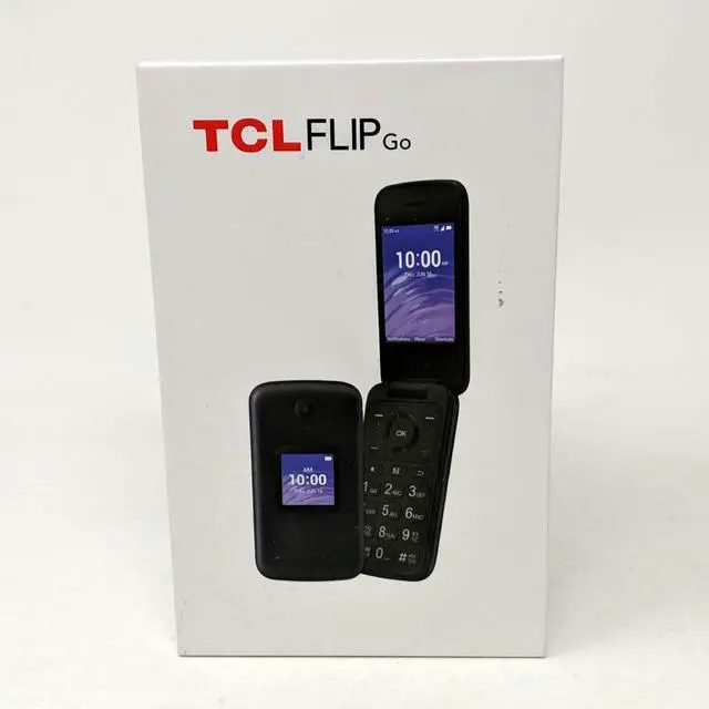 TCL Flip Go 4058W 8GB T-Mobile Only 2.8in 1GB RAM Phone - Midnight Blue ...