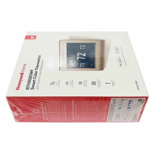Honeywell Home RTH9585WF1004 Wi-Fi Smart Color Thermostat, 7 Day Programmable, Touch Screen ...