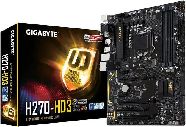 Refurbished: GIGABYTE GA-H270-HD3 (rev. 1.0) LGA 1151 Intel H270 HDMI ...