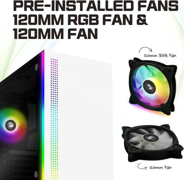 Zalman VRLA LEGACY ATX Mid-Tower Gaming PC Case - Illuminated RGB LED ...