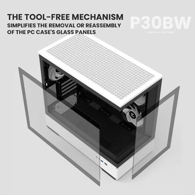 Refurbished: Zalman P30 Premium Desktop PC Case, Micro-ATX Mini Tower ...