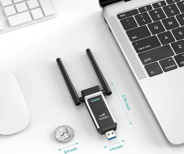 WiFi6 USB Adapter Dual Band AX1800 MU-MIMO Soft AP WiFi Adapter ...