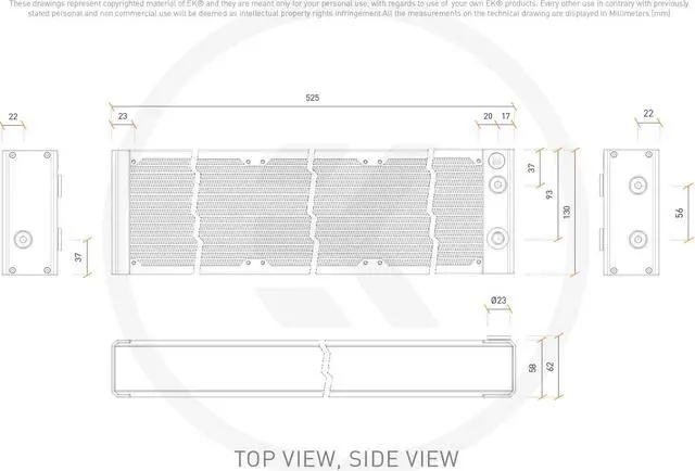 EK-Quantum Surface X480M 480mm Radiator - Black - Newegg.com