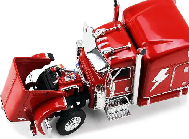 Peterbilt 389 63" Mid-Roof Sleeper Cab Viper Red with Kentucky Moving ...