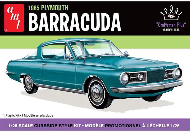Skill 2 Model Kit of 1965 Plymouth Barracuda "Craftsman Plus" Series 1/ ...