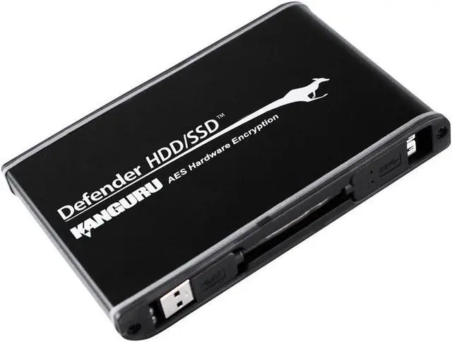 KANGURU 2TB Defender HDD Secure Hard Drive USB 3.0 Model KDH3B-2T Matte ...