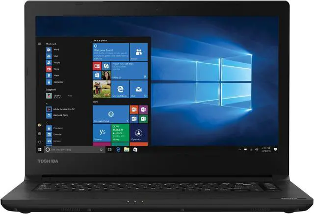 TOSHIBA Laptop Tecra Intel Core i5-7200U 4GB Memory 1TB HDD Intel HD ...