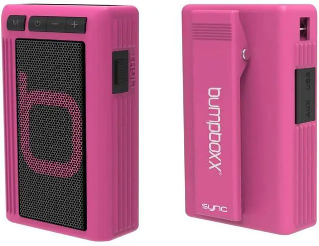 Bumpboxx Retro Pager Beeper Portable Bluetooth Speaker - Pink - Newegg.com