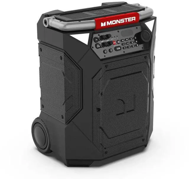 Refurbished: Monster Rockin Roller 360 Indoor/Outdoor Bluetooth Speaker ...