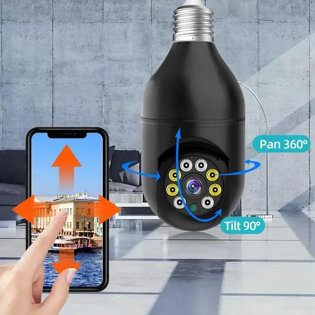 YI IOT 5G Dual Band 5MP Full Color Night Vision E27 Bulb, 49% OFF