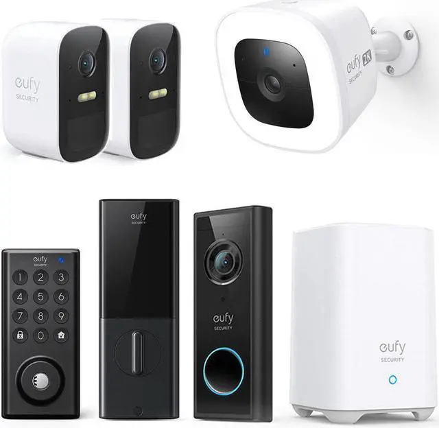 eufy Security Home Kit, SoloCam L40, Solar Security Camera, 2x eufyCam ...
