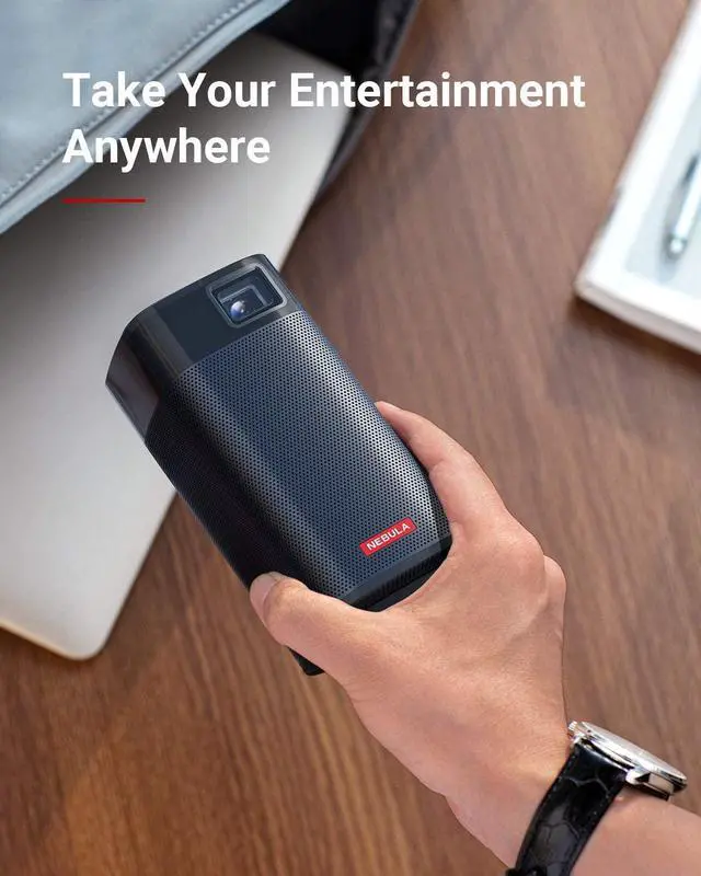 Refurbished: Anker Nebula Apollo, Wi-Fi Mini Projector, 200 ANSI Lumen ...