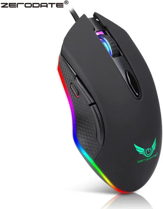 Zerodate Cn Zerodate X300gy 7 Keys 250 4000dpi Usb Wired Optical Mouse