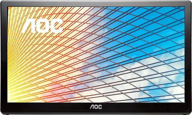 Refurbished: AOC Portable LED Monitor e1659FWU 15.6" 1366 x 768 -200 ...
