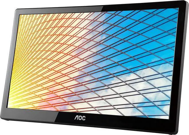 Refurbished: AOC Portable LED Monitor e1659FWU 15.6" 1366 x 768 -200 ...