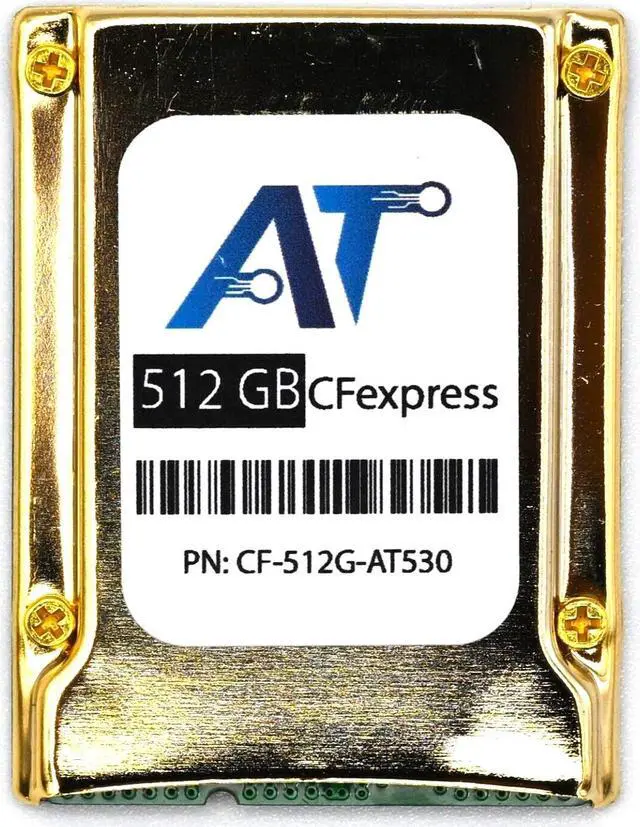 AT 512GB CFexpress Type-B Memory Card 8K30p 4K120p Nikon Canon CF-512G ...