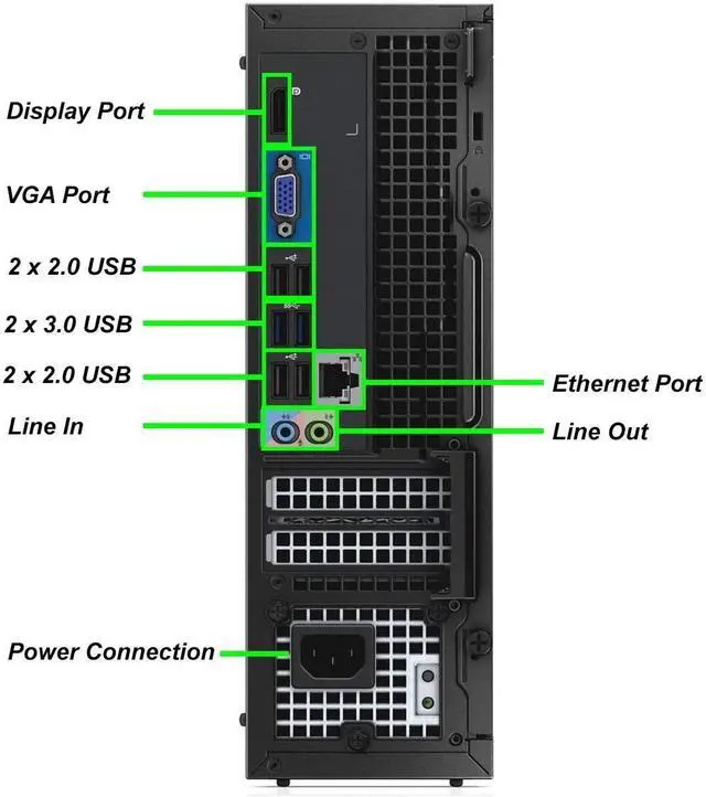 Refurbished: Dell Desktop PC Computer Core I5 8GB RAM DUAL 22" LCD ...