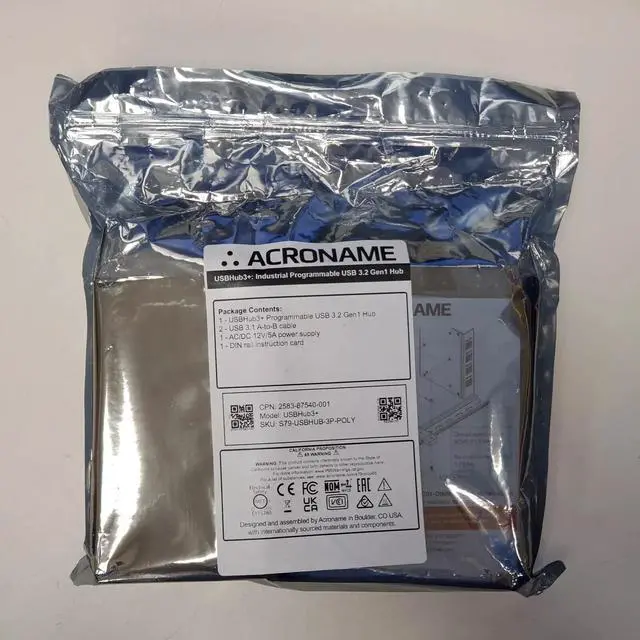 Acroname USBHub3+ Programmable Industrial 8-port Managed USB 5Gbps Hub ...