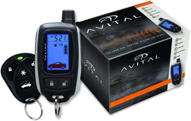 Avital 3300L Lcd 2-Way Security System - Newegg.com