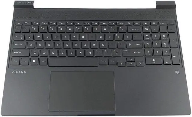 Used - Very Good: N13298-001_UB HP Victus 15-FA US Keyboard Palmrest ...
