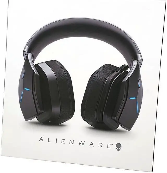 Dell AW988 Alienware Wireless Gaming Headset with Microphone - 20 Hz-20 ...
