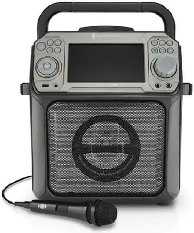 The Singing Machine STVG789BK Groove XL Stand Alone Karaoke Machine ...