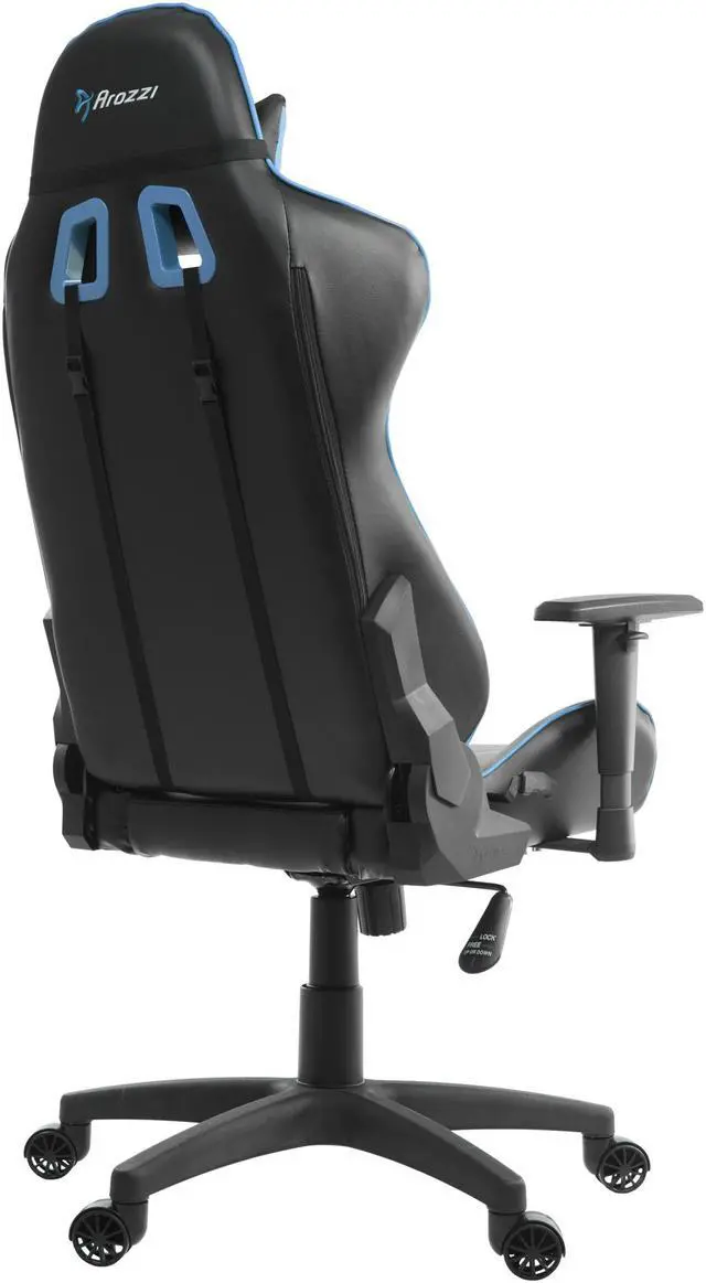 Arozzi Forte Gaming Chair Blue - Cold Cured Foam, Adjustable Head ...