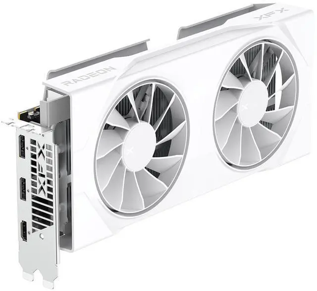 XFX OC White Gaming Edition Radeon RX 9060 XT Graphics Card RX ...