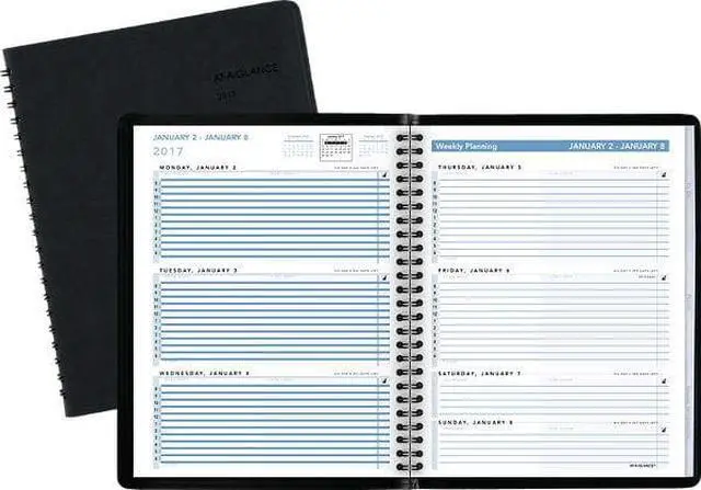 AT-A-GLANCE 70-EP01-05 The Action Planner Weekly Appointment Book, 8 1/ ...