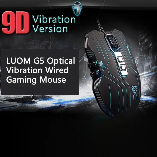 LUOM G5 Gaming Mouse Mause 3200 DPI Adjustable Computer Optical LED ...