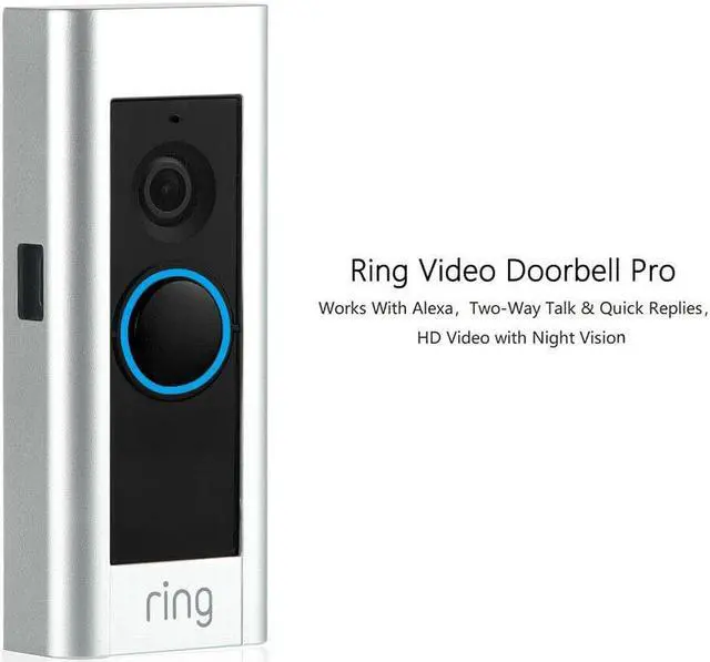 Refurbished: Ring Video Doorbell Pro 1080p Wi-Fi Home Security Smart ...