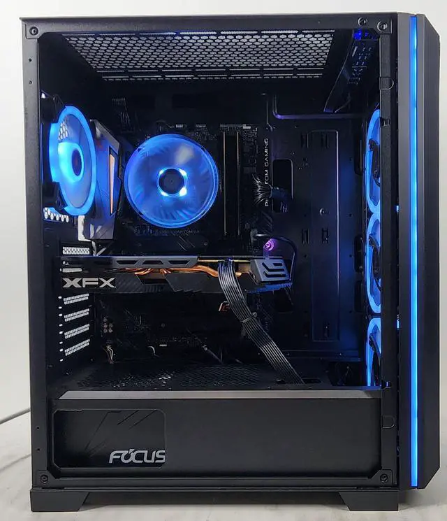 Refurbished: Gaming PC i5-8500 16GB RAM 500GB SSD RX 580 8GB Windows 11 ...