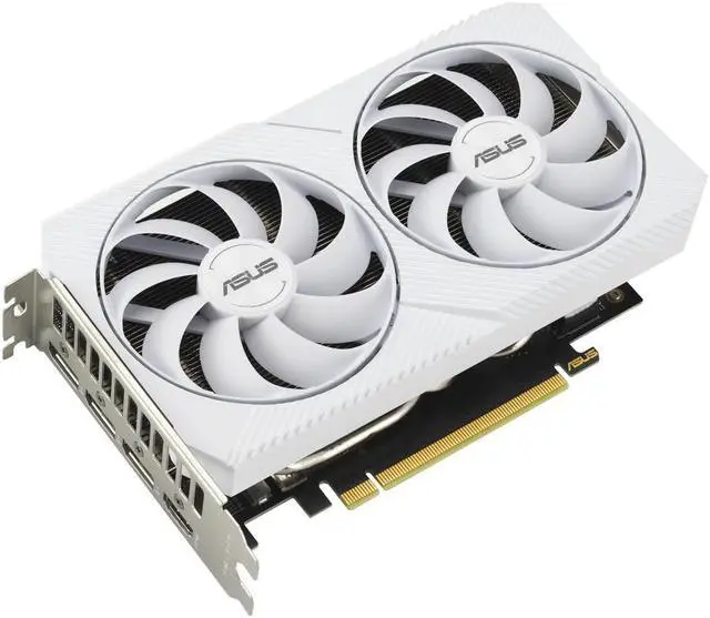 Refurbished: ASUS GeForce RTX 3060 White OC 8GB GDDR6 DUAL-RTX3060-O8G ...
