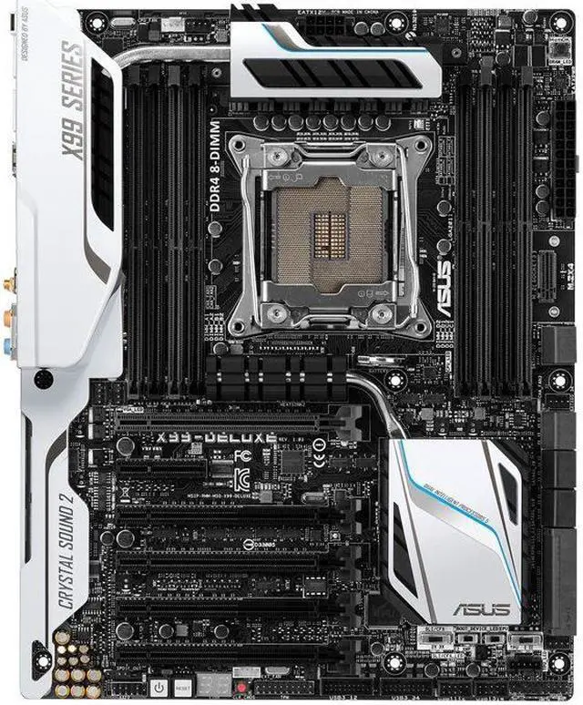 Refurbished: ASUS X99-DELUXE/U3.1 X99 2011-3 ATX Gaming Motherboard M.2 ...