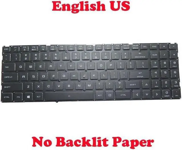 Laptop Keyboard For Eluktronics RP-15 15.6 United States Without ...